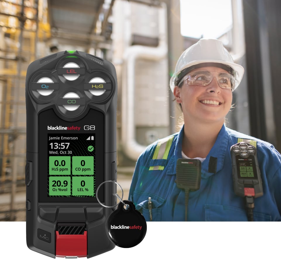 G8 Portable Single/Multi-Gas Detector | Blackline Safety